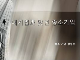 대기업에 맞선 중소기업의 전략-1페이지