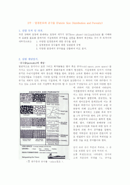 [지구환경] 입경분포와 공극율 (Paticle Size Distribution and Porosity)-1페이지