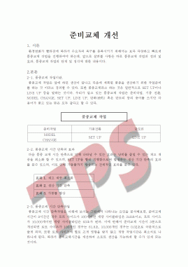 도요타의 품질교체 작업-1페이지