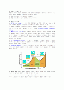 [유체실험] 비등 열전달 실험 (예비+결과레포트)-1페이지