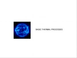 BASIC THERMAL PROCESSES -1페이지