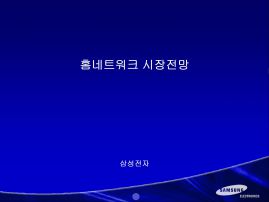 홈네트워크시장전망-1페이지