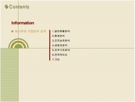 하나투어 기업분석-1페이지