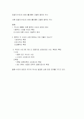 도읍지(수도)의 변천사를 통해 고찰한 중국의 역사-1페이지