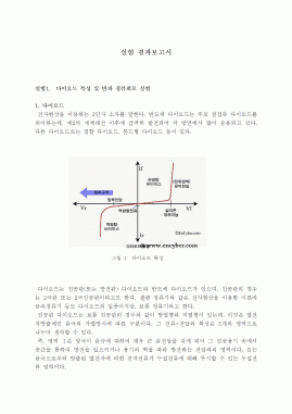 다이오드 실험 결과 보고서-1페이지