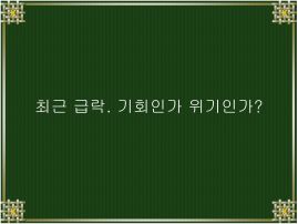 최근 급락. 위기인가 기회인가?-1페이지