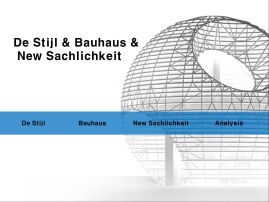 [서양건축사] De Stijl & Bauhaus & New Sachlichkeit-1페이지