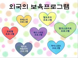 (ppt)외국의보육프로그램 -1페이지