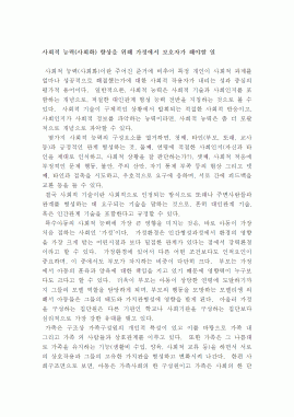 특수아동의 사회적 능력(사회화) 향상을 위해 가정에서 보호자가 해야할 일-1페이지