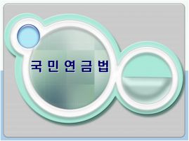 [비즈니스/경제] 국민연금법 -1페이지