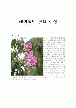 꽃의 전설-1페이지