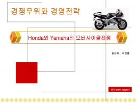 Honda와 Yamaha의 모터사이클전쟁-1페이지