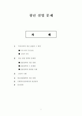 청년 실업 문제-1페이지