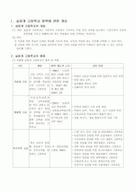 실업계 고교정책-1페이지