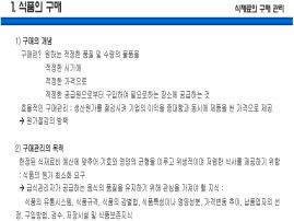 식품의 구매관리-1페이지