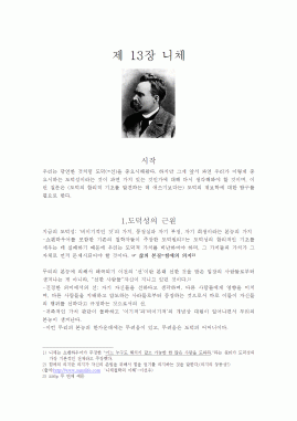 [서양윤리학사(로버트 애링턴)]에서 나타나는 `니체`의 철학-1페이지