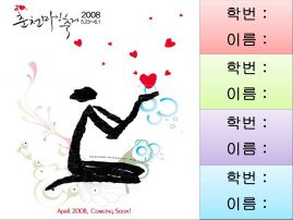 2007춘천국제마임축제 평가보고서 PPT 입니다!-1페이지