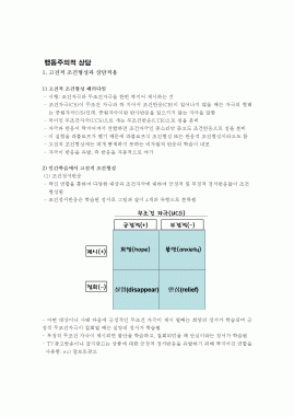 행동주의적 상담-1페이지