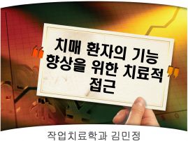 치매 문헌고찰 (ppt자료)-1페이지