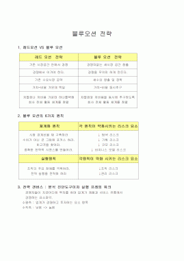 블루 오션의 6가지 원칙-1페이지