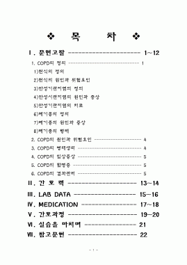 COPD 대상자 case study-1페이지