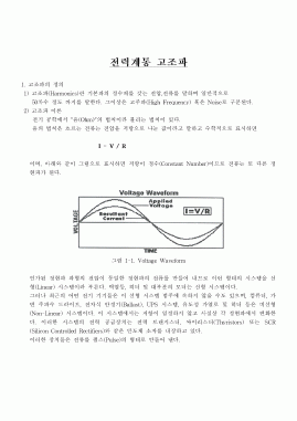 전력계통 고조파 이론 및 대책-1페이지