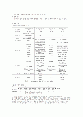 타이머를 이용한 PWM 제어 프로그램-1페이지