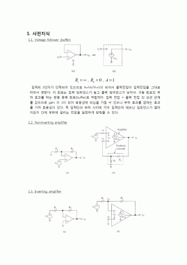 기본 선형 증폭기 결과 보고서-1페이지