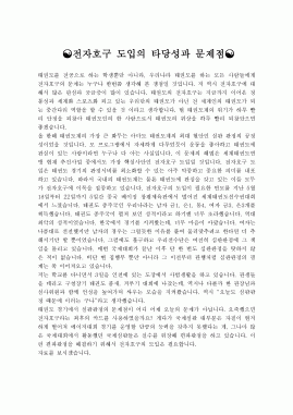 전자호구 도입의 타당성과 문제점-1페이지