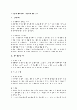 노동법상 쟁의행위의 정당성에 대한 검토-1페이지