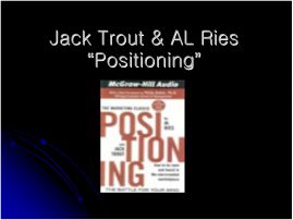 Jack Trout & AL Ries Positioning.ppt-1페이지