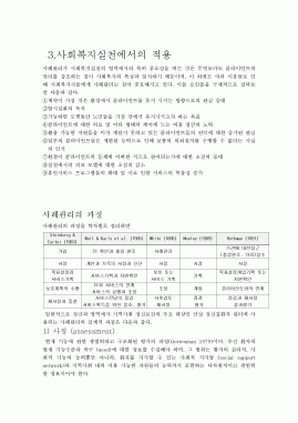 사회복지실천에서의 적용-1페이지