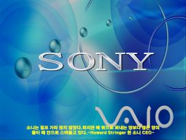 [마케팅원론] 소니(SONY)의 마케팅 전략-1페이지