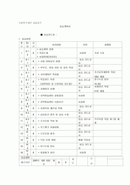 아동복지센터 실습일지-1페이지