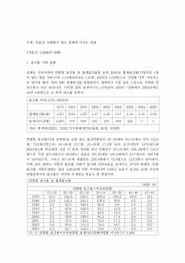 고령화를 통한 한국 경제에 미치는 영향-1페이지