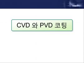 CVD 와 PVD 코팅-1페이지