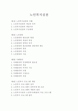 노인복지실천 [사회복지] -1페이지