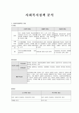 사회복지정책 분석-1페이지