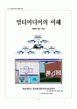 멀티미디어에 대하여..(자세히)-1페이지