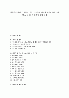 [신숙주][신숙주의 생애][신숙주의 업적][신숙주와 긴밀한 교섭관계를 가진 인물][신숙주의 현대적 평가]신숙주의 생애, 신숙주의 업적, 신숙주와 긴밀한 교섭관계를 가진 인물, 신숙주의 현대적 평가 분석-1페이지