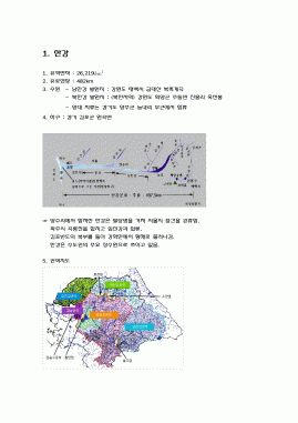 국내 4대강 현황 및 오염실태-1페이지