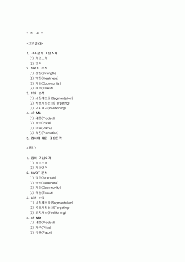 [마케팅관리]코카콜라와 펩시의 마케팅전략 비교분석-1페이지