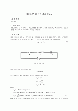 일반물리실험 rlc결과보고서-1페이지