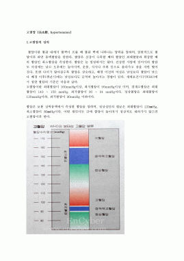 고혈압의 정의와 종류, 증상 및 진단에 대한 조사보고서-1페이지