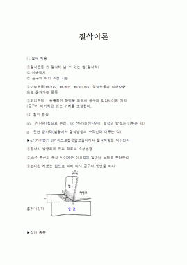 절삭이론-1페이지