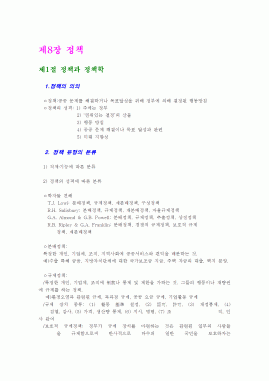 새행정학 제8장 요약-1페이지