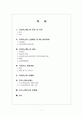 [행정학] 국민연금제도 개혁 및 쟁점 분석-1페이지