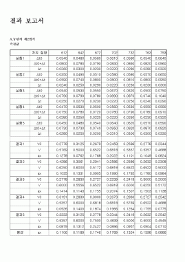 힘과 가속도 결과리포트-1페이지