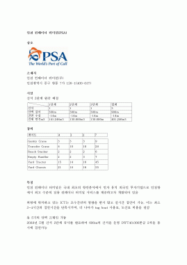 [물류경영] 컨테이너 물류시스템 조사 -1페이지