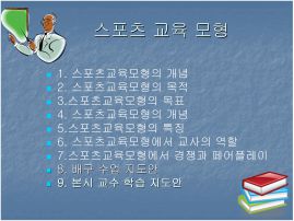 체육수업 - 스포츠교육모형-1페이지